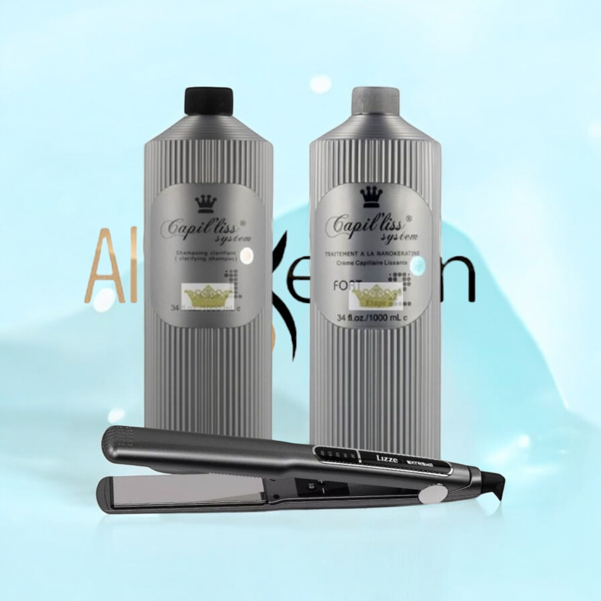 Pack pro Capil'liss GOLD Système - kaphairliss GOLD - Lissage Brésilie ...